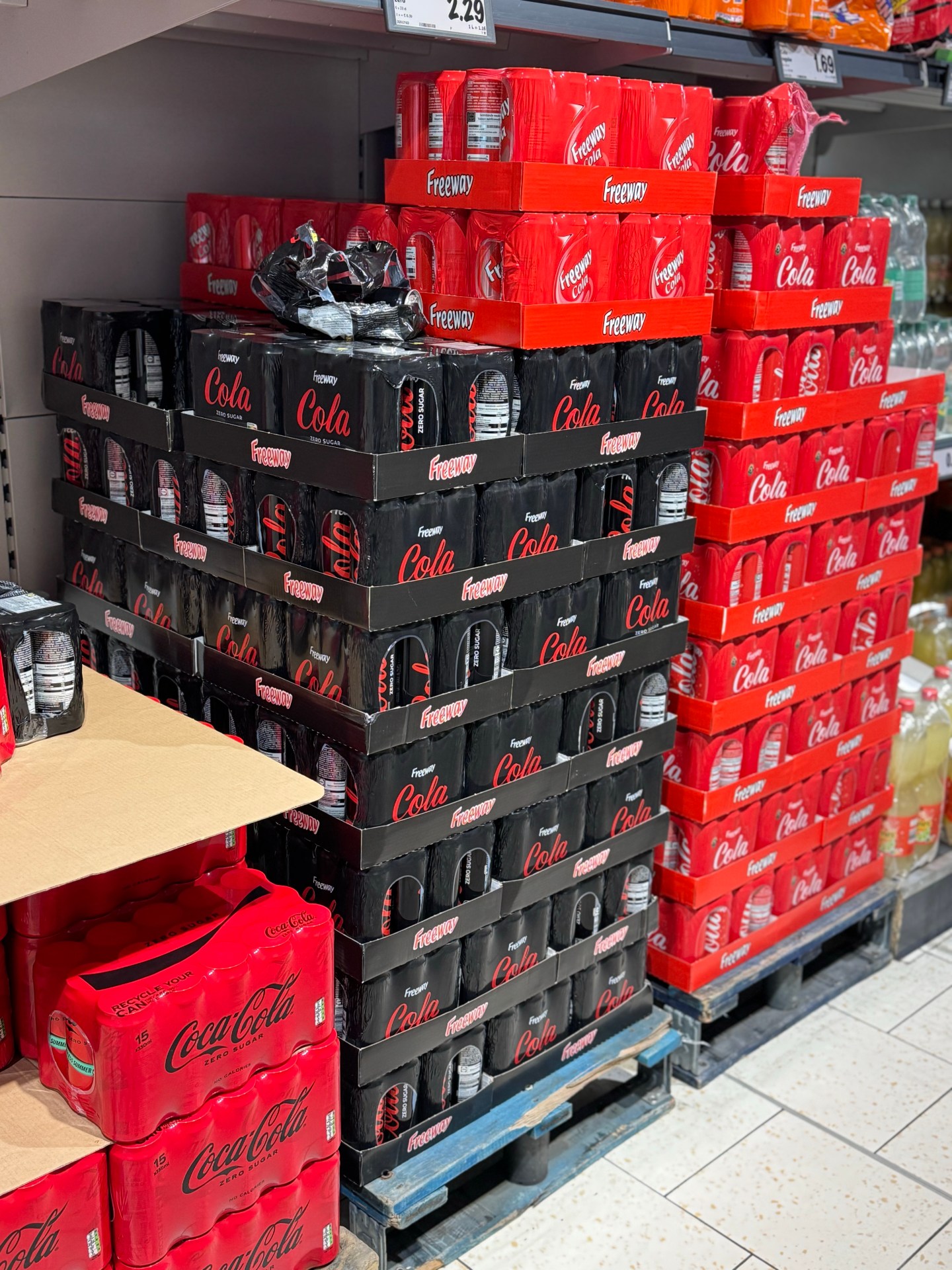Smaaktest Freeway Cola van The Lidl vs Coca Cola. – Forever38.com