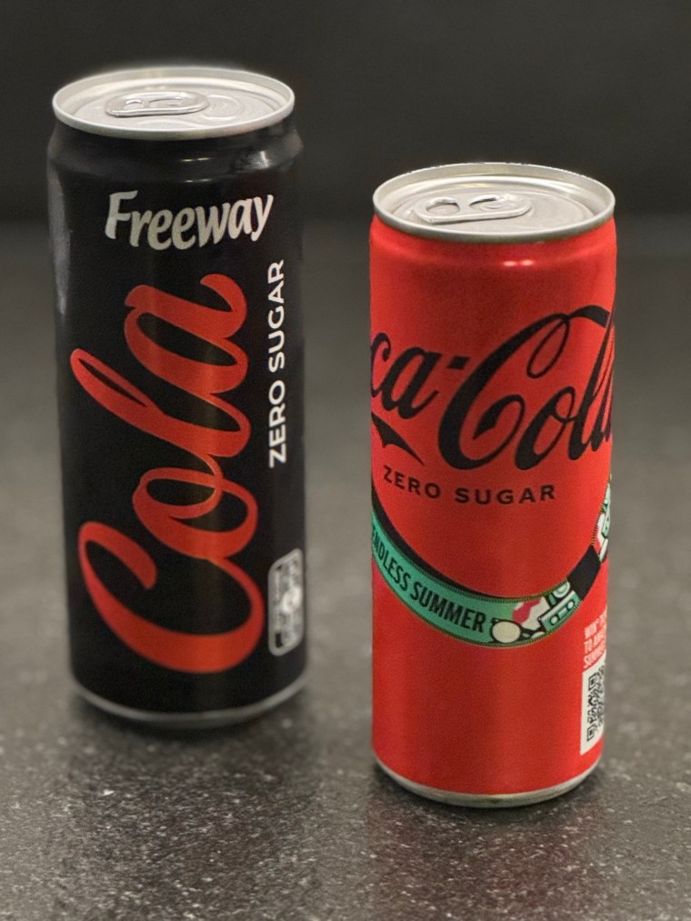 Smaaktest Freeway Cola van The Lidl vs Coca Cola. – Forever38.com
